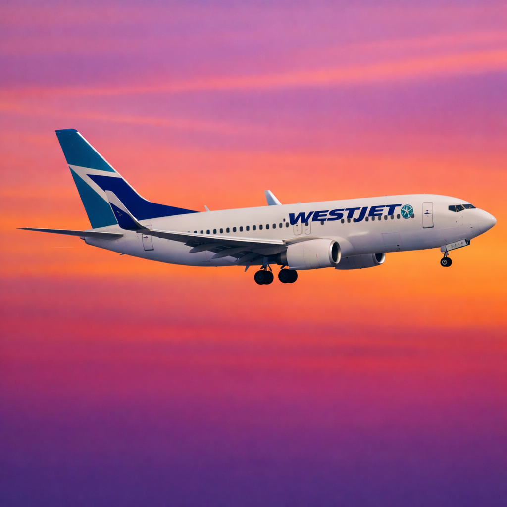 WestJet Boeing 737 Diecast Aircraft Model – FlightModels™