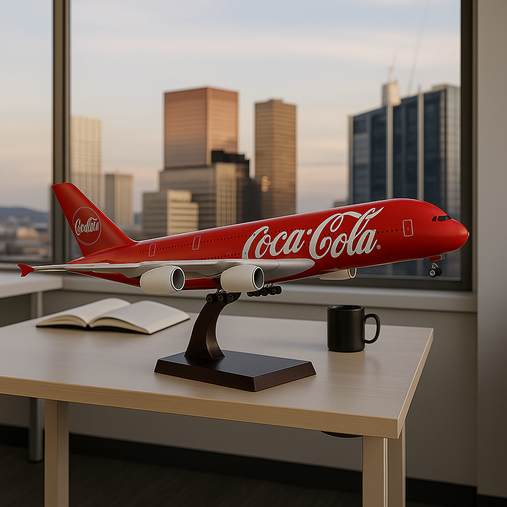 Coca-Cola Airbus A380 Diecast Aircraft Model – FlightModels™